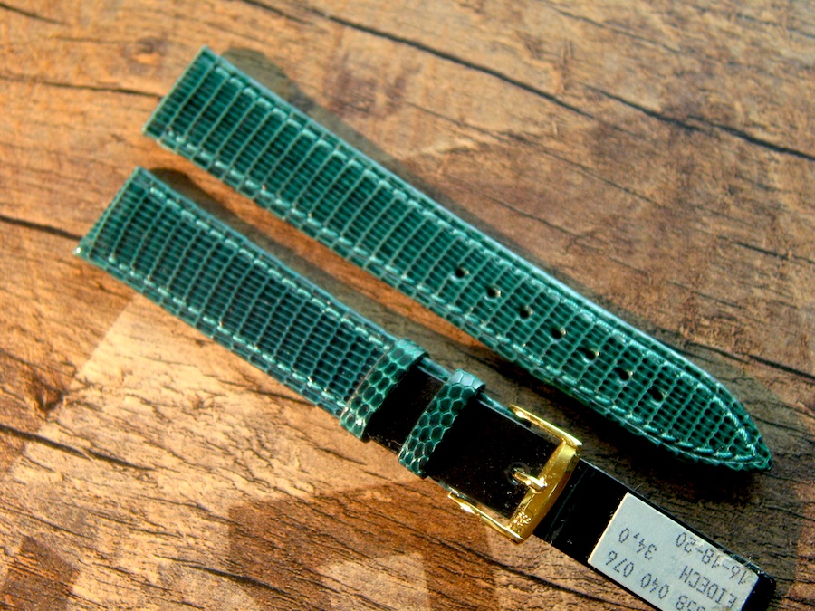 Vintage Alligator & Exotic Straps: 19 mm Lizard Strap No 771