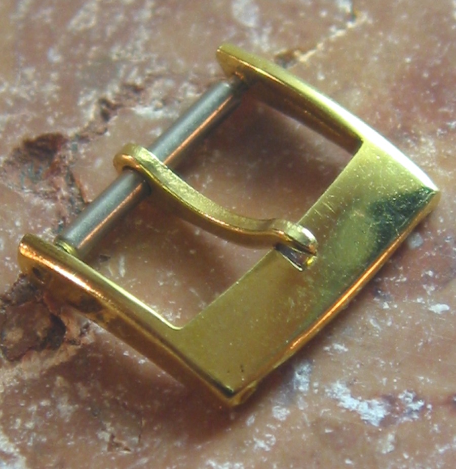 Buckles: Vintage 14 mm y gold plated Buckles No 662